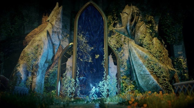 Dragon Age Eluvian Mirror Pin Elvhen Mirror Inquisition - Etsy Norway