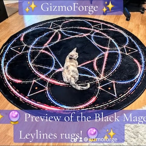 FFXIV Azem Circle Rug - 6ft Round Velvet Carpet - Final Fantasy XIV - Etsy