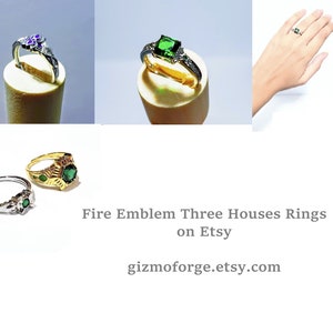Fire Emblem Engage Inspired Rings - Alear Byleth Ike Soren Chrom Marth ...