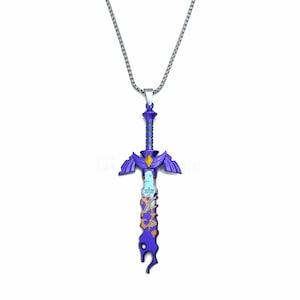 Zelda Decayed Master Sword Keychain or Necklace Tears of the Kingdom ...