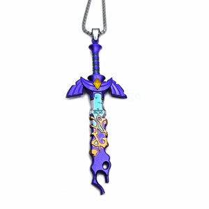 Zelda Decayed Master Sword Keychain or Necklace Tears of the Kingdom ...
