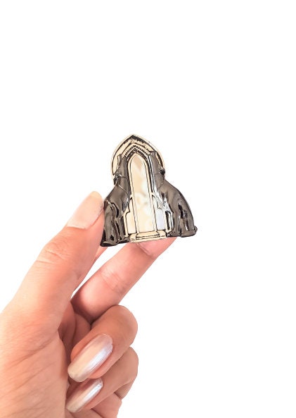 Dragon Age Eluvian Mirror Pin Elvhen Mirror Inquisition - Etsy