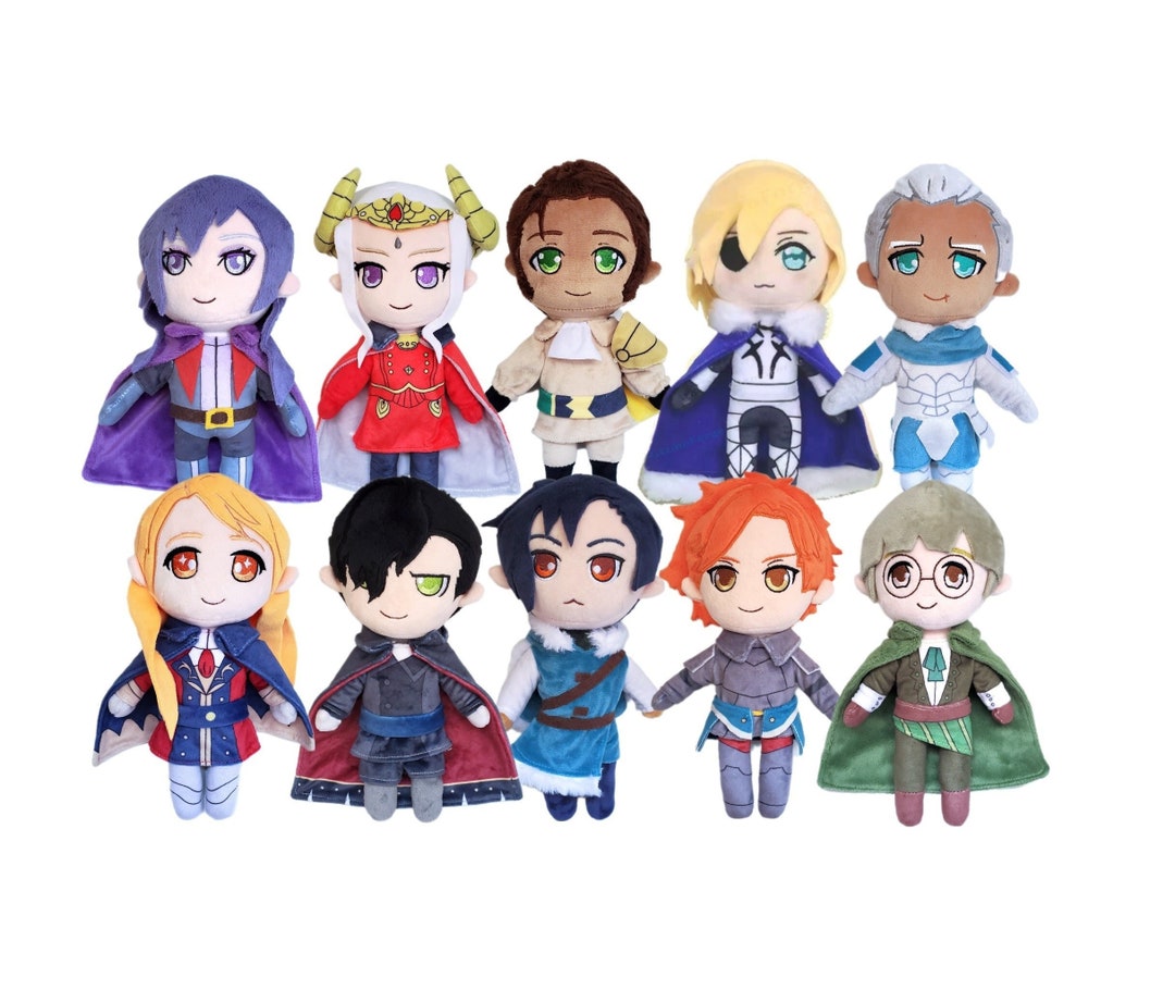 FE3H Plush Dimitri Claude Edelgard Dedue Hubert Ferdinand Sylvain Felix ...