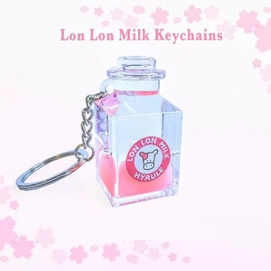 Zelda Lon Lon Milk Keychain - Cute Liquid Shaker - Legend of Zelda Lon ...