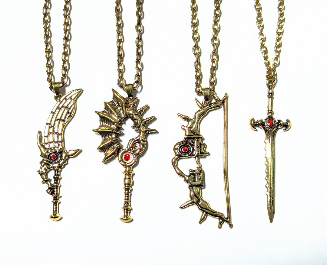 Fire Emblem Relic Weapons Pins Necklace Keychain 3 Houses Byleth ...