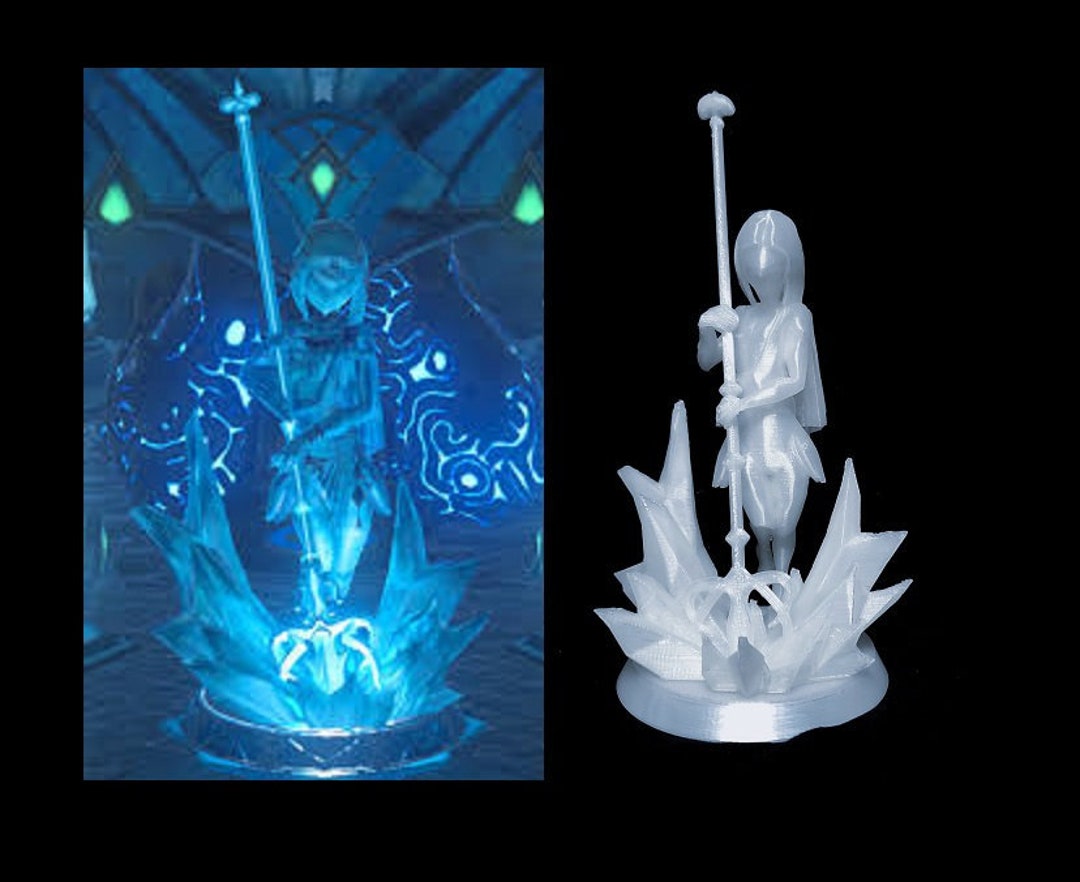 TOTK Mipha Statue - BOTW - Zelda Breath of the Wild Tears of the ...