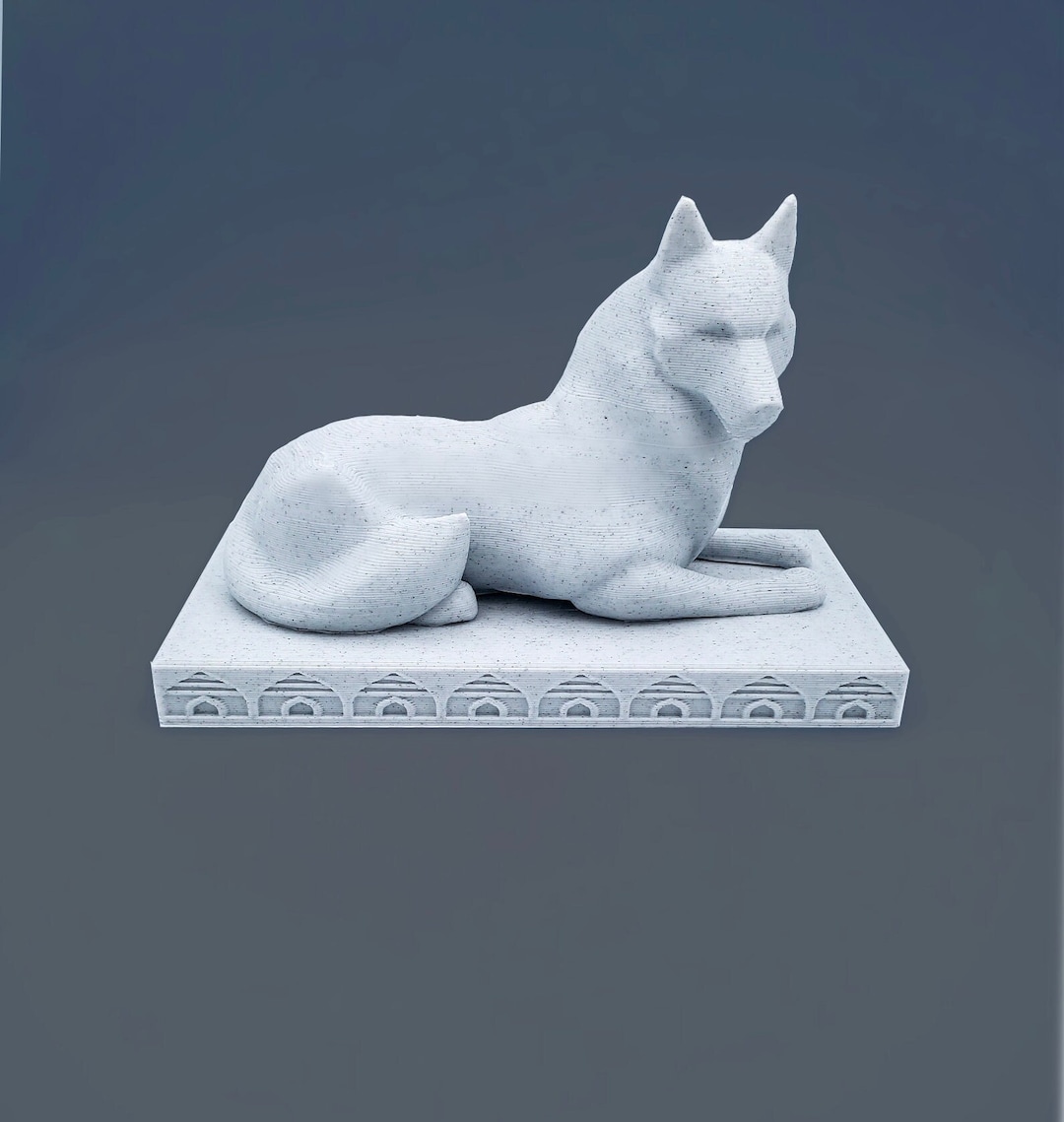 Dragon Age Veilguard - Fen'harel Statue - Solas - Wolf Statue ...