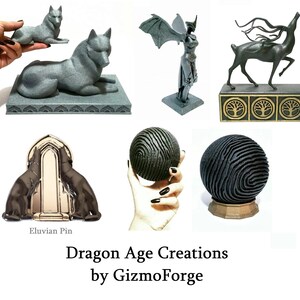 Dragon Age Halla Deer Statue - Box - Veilguard Inquisition - Etsy