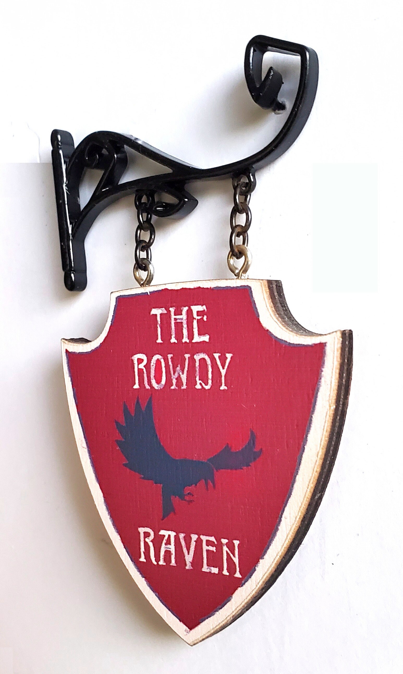 2 Pins the Arcana Rowdy Raven Pub & Magic Shop Signs - Etsy UK