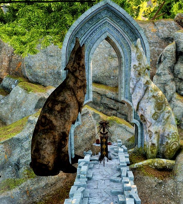 Dragon Age Eluvian Mirror Pin Elvhen Mirror Inquisition - Etsy