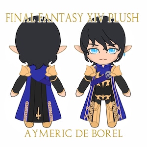 FFXIV Plush - Estinien - Final Fantasy XIV - Etsy