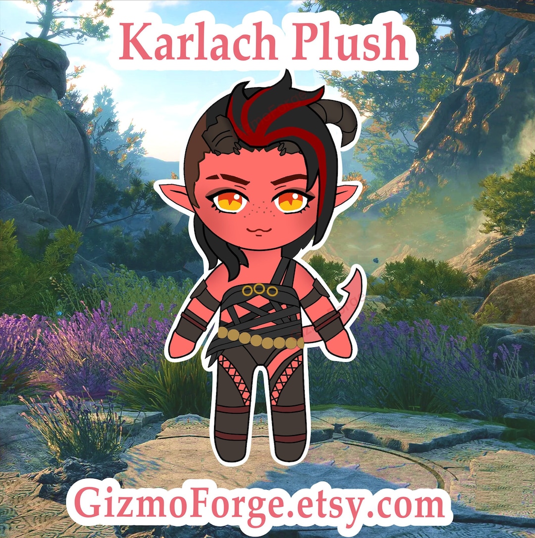 Karlach Plush Baldur's Gate 3 PREORDER April BG3 Plushie - Etsy UK