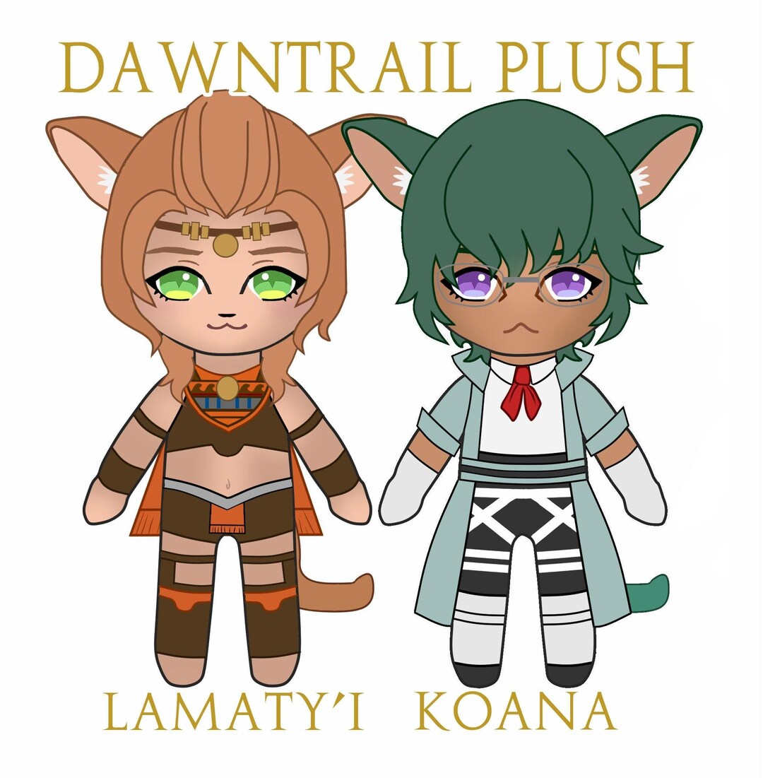 FFXIV Plush - Dawntrail Koana Wuk Lamat - Final Fantasy XIV - Etsy