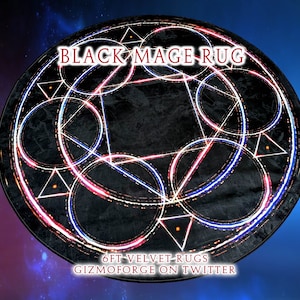 FFXIV Azem Circle Rug - 6ft Round Velvet Carpet - Final Fantasy XIV - Etsy