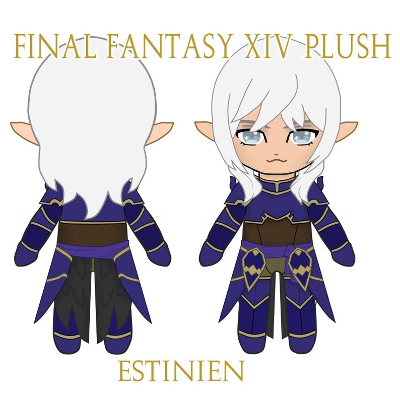 FFXIV Plush - Estinien - Final Fantasy XIV - Etsy