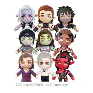 Shadowheart Baldur's Gate 3 Plush - BG3 - Etsy