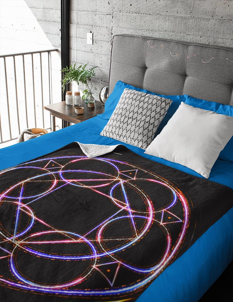 FFXIV Fleece Blankets 6ft - the Ocular - Azem - Black Mage Leylines - Etsy