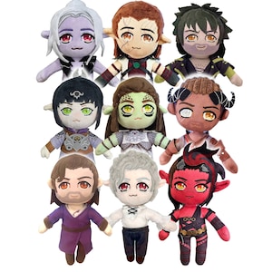 Baldur's Gate 3 Plush - BG3 Karlach Astarion Shadowheart Lae'zel Gale ...