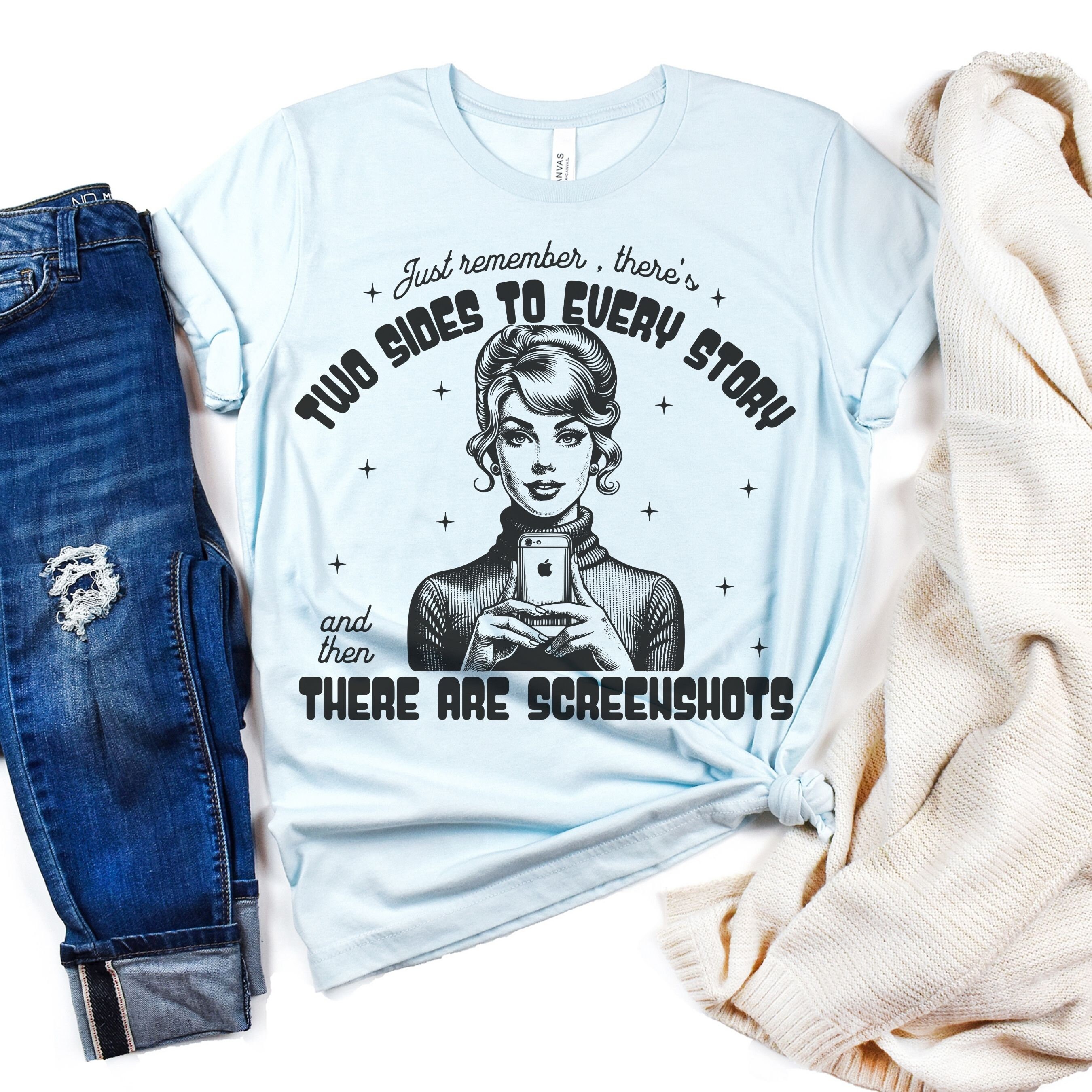 Two Sides to Every Story PNG, Sarcastic Retro Housewife (digital ...