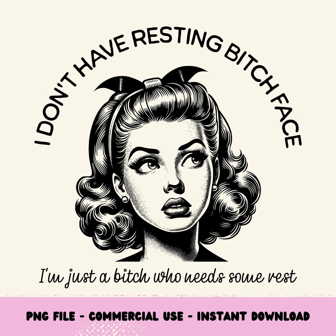 RBF Png, Funny Mom Png, Retro Housewife Png, Sarcastic Sayings Png ...