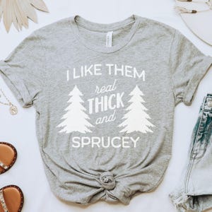 Thick & Sprucey Christmas Tree Design: Sarcastic SVG PNG (instant ...