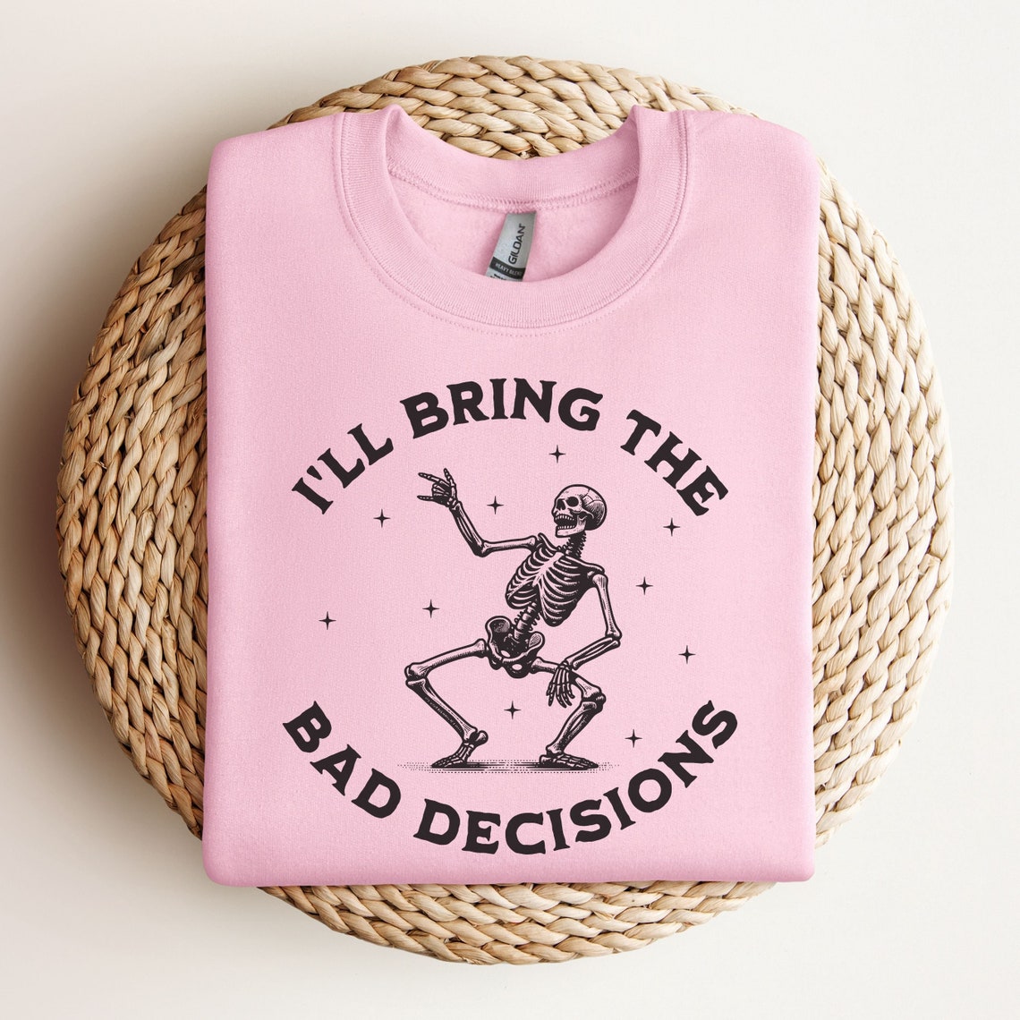 Bad Decisions PNG, Dancing Skeleton Png, Sarcastic Quote Sublimation ...