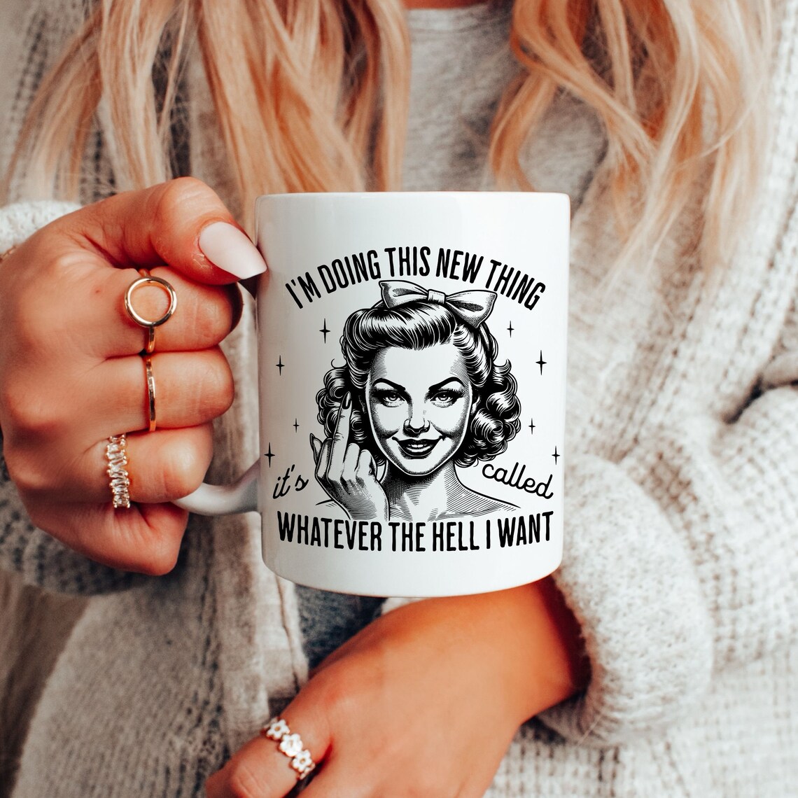 Whatever I Want Sassy Png, Funny Retro Housewife Png, Trendy Vintage ...