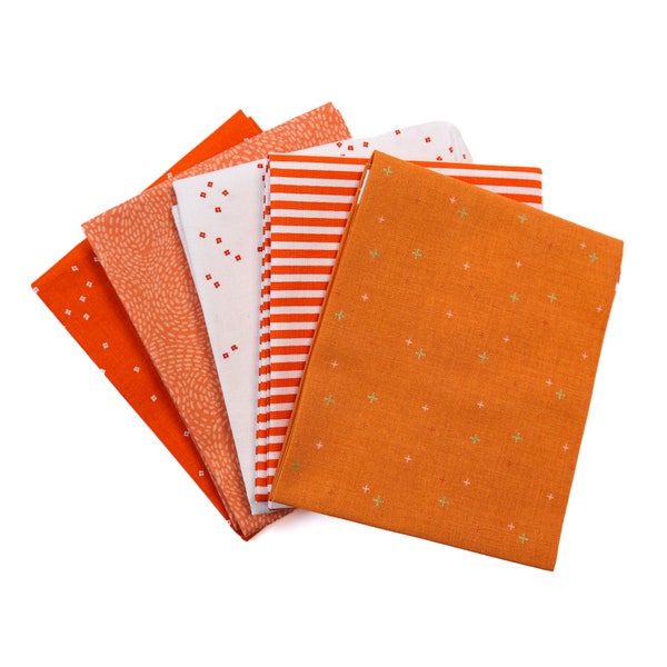 Fat Quarter Bundle Orange - Etsy