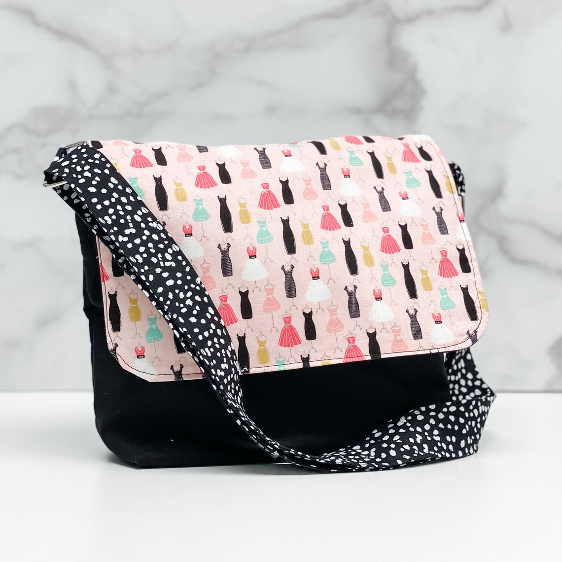 Messenger Bag Downloadable PDF Pattern & Video Tutorial | Etsy