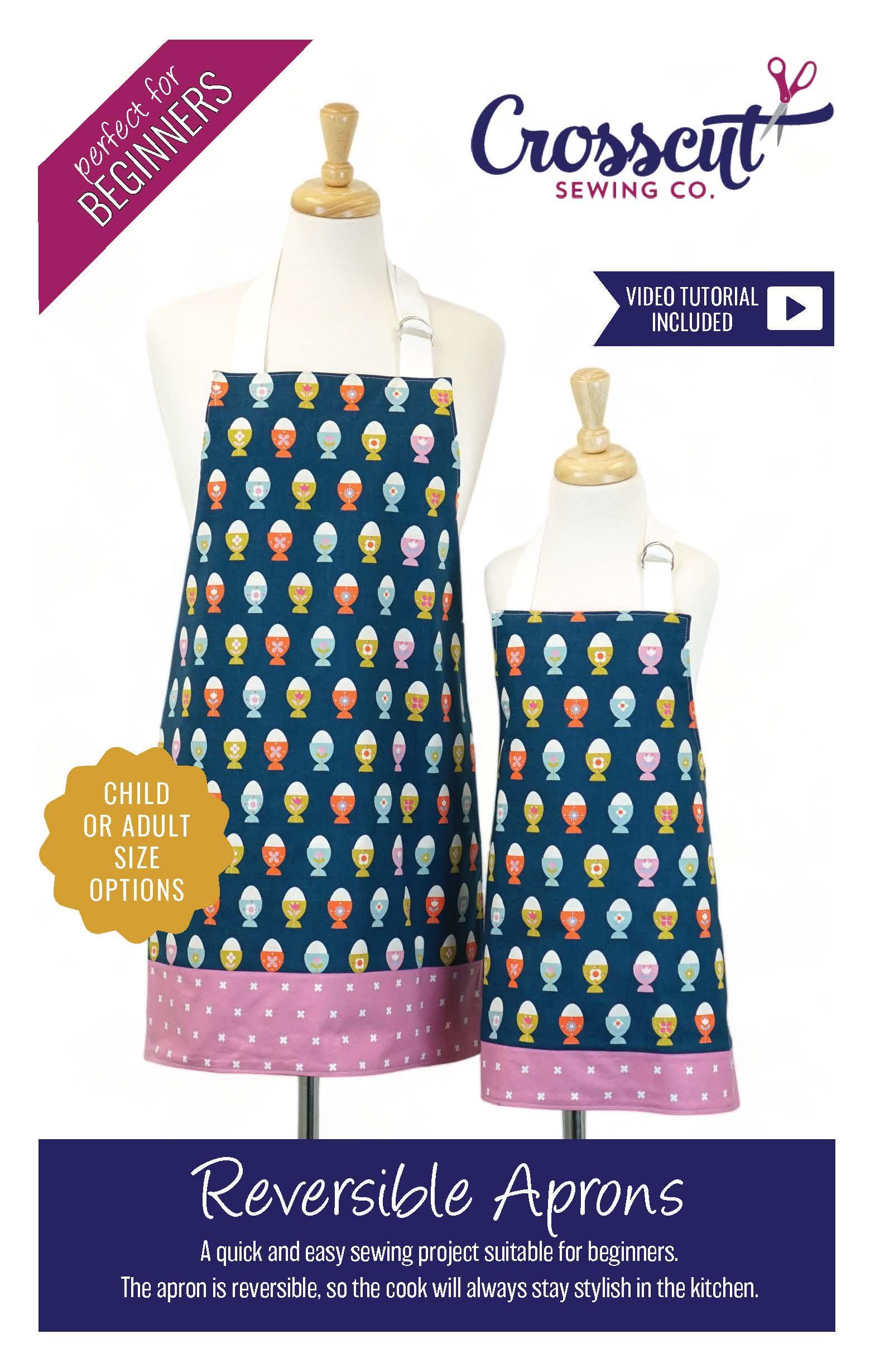 Aprons - Downloadable PDF Pattern & Video Tutorial - Etsy