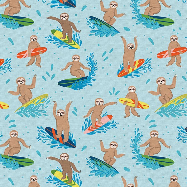 Surfing Fabric - Etsy