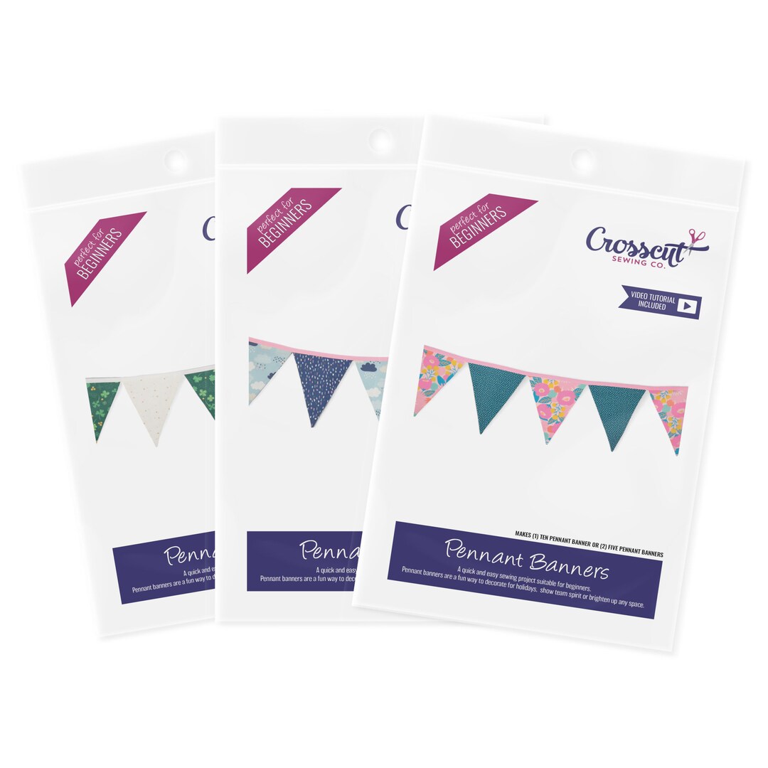 Spring Pennant Banner Sewing Kit Bundle: DIY Bunting Project - Etsy