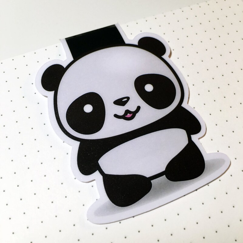Panda Bookmark - Etsy