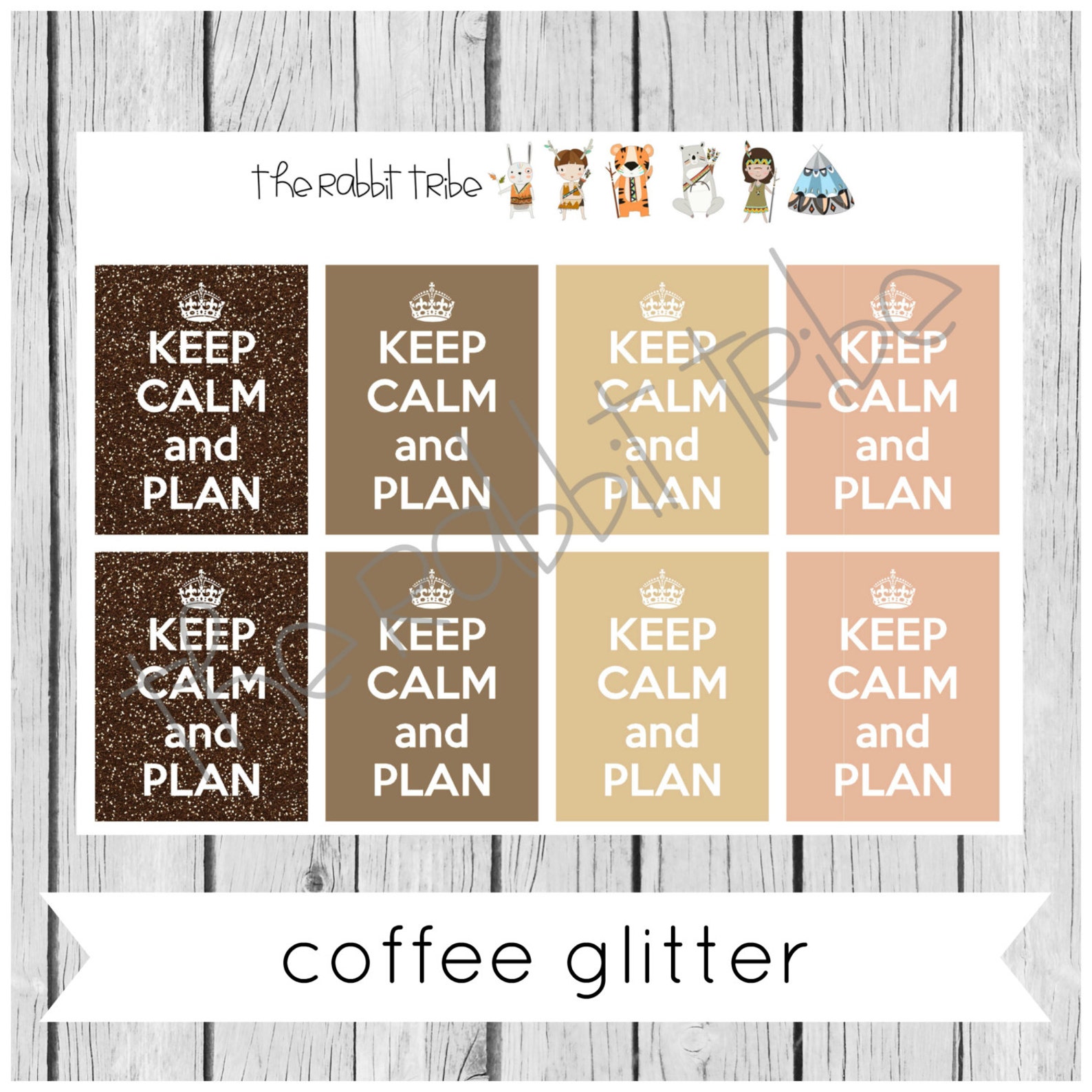 Keep Calm and Plan Decorative Boxes Planner Stickers - Etsy