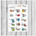 September - Wacky Holidays - Planner Stickers - Etsy