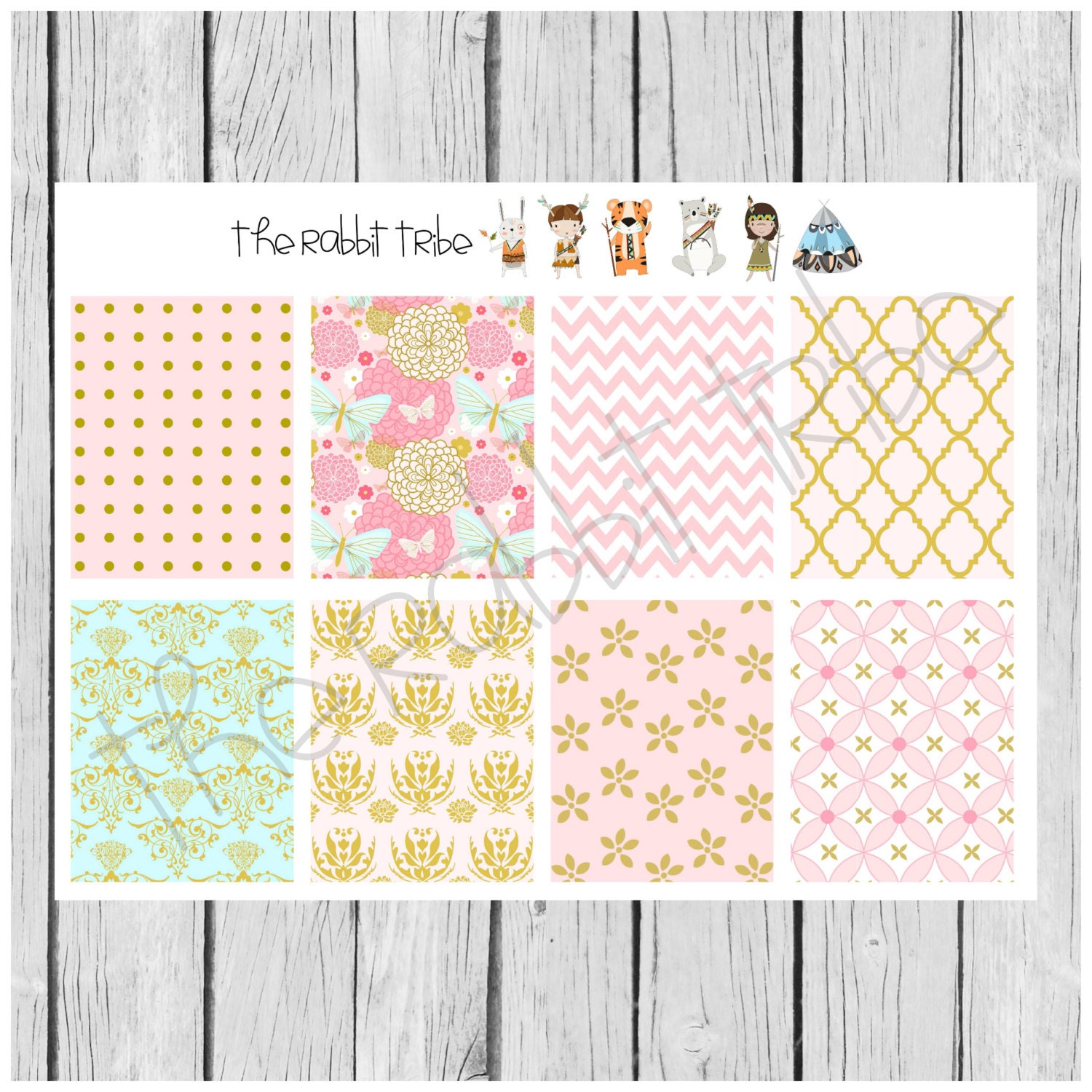 Weekly Sticker Set Flowers Planner Stickers | Etsy