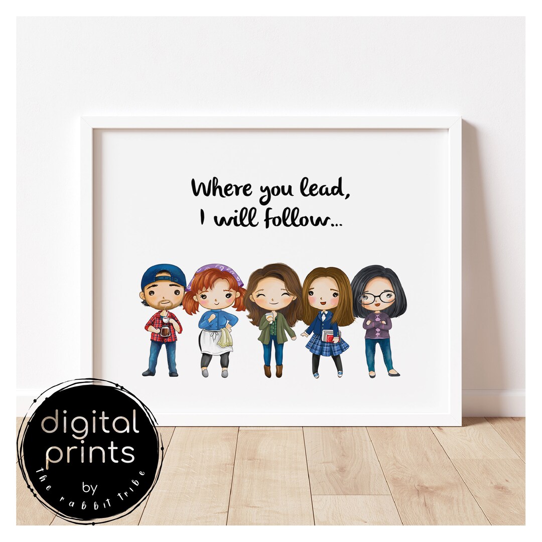 Gilmore Girls Digital Poster Print - Etsy