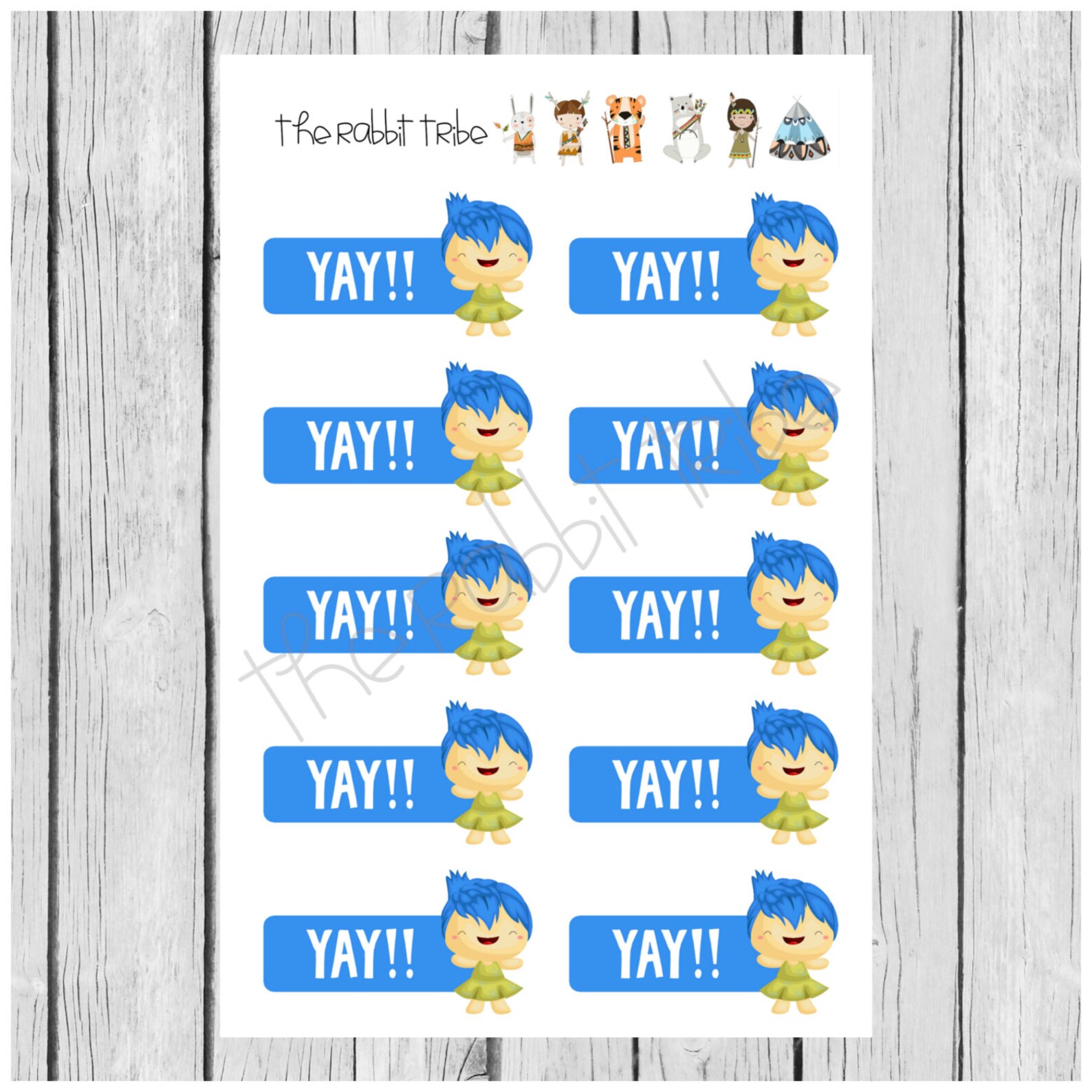 Mini Sticker Sheet Yay Planner Stickers | Etsy