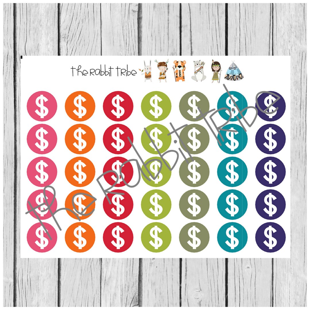 Daily Dots Money, Expenses Stickers Planner Stickers - Etsy Australia