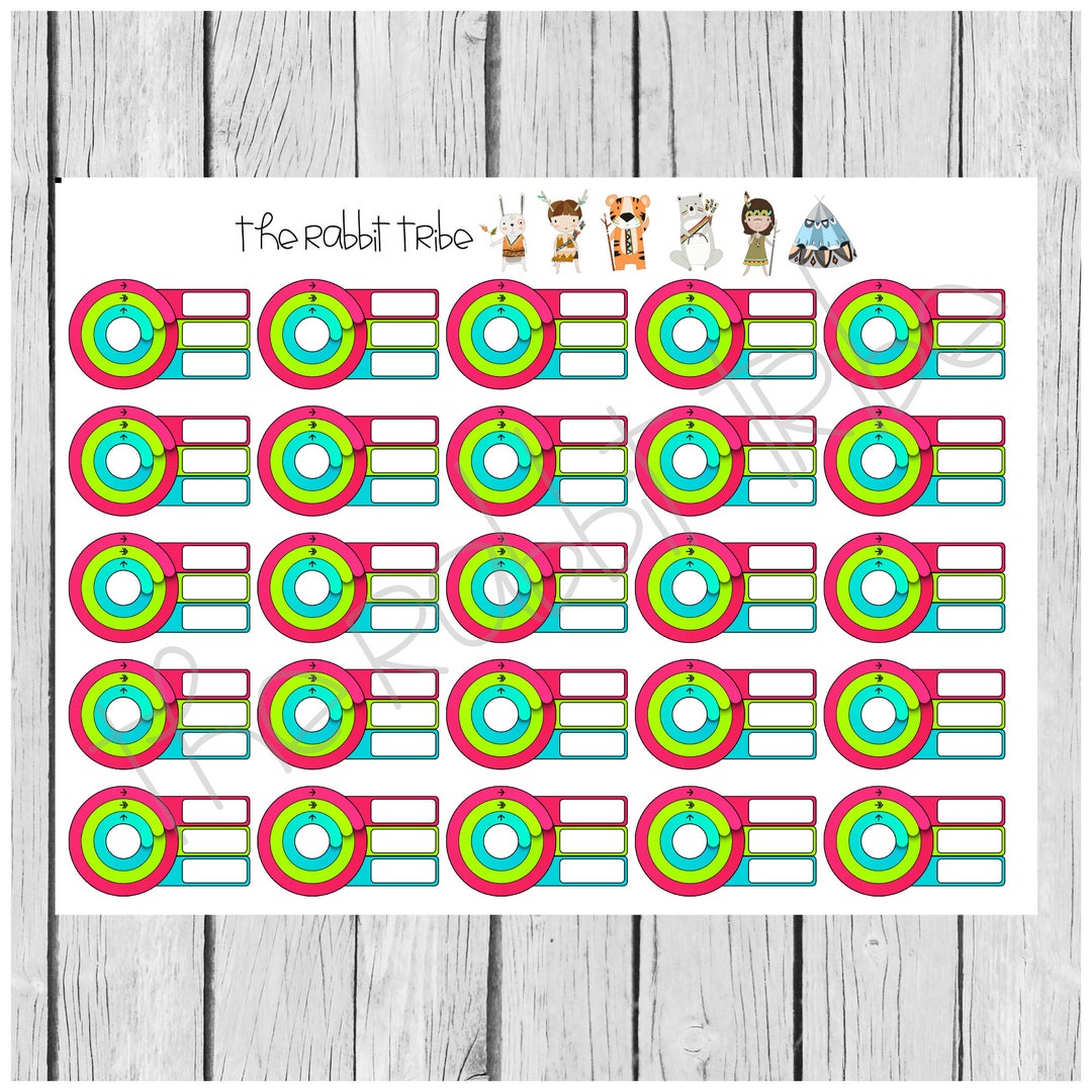 Get Organised! Close Your Rings Activity Trackers - Great for Apple ...