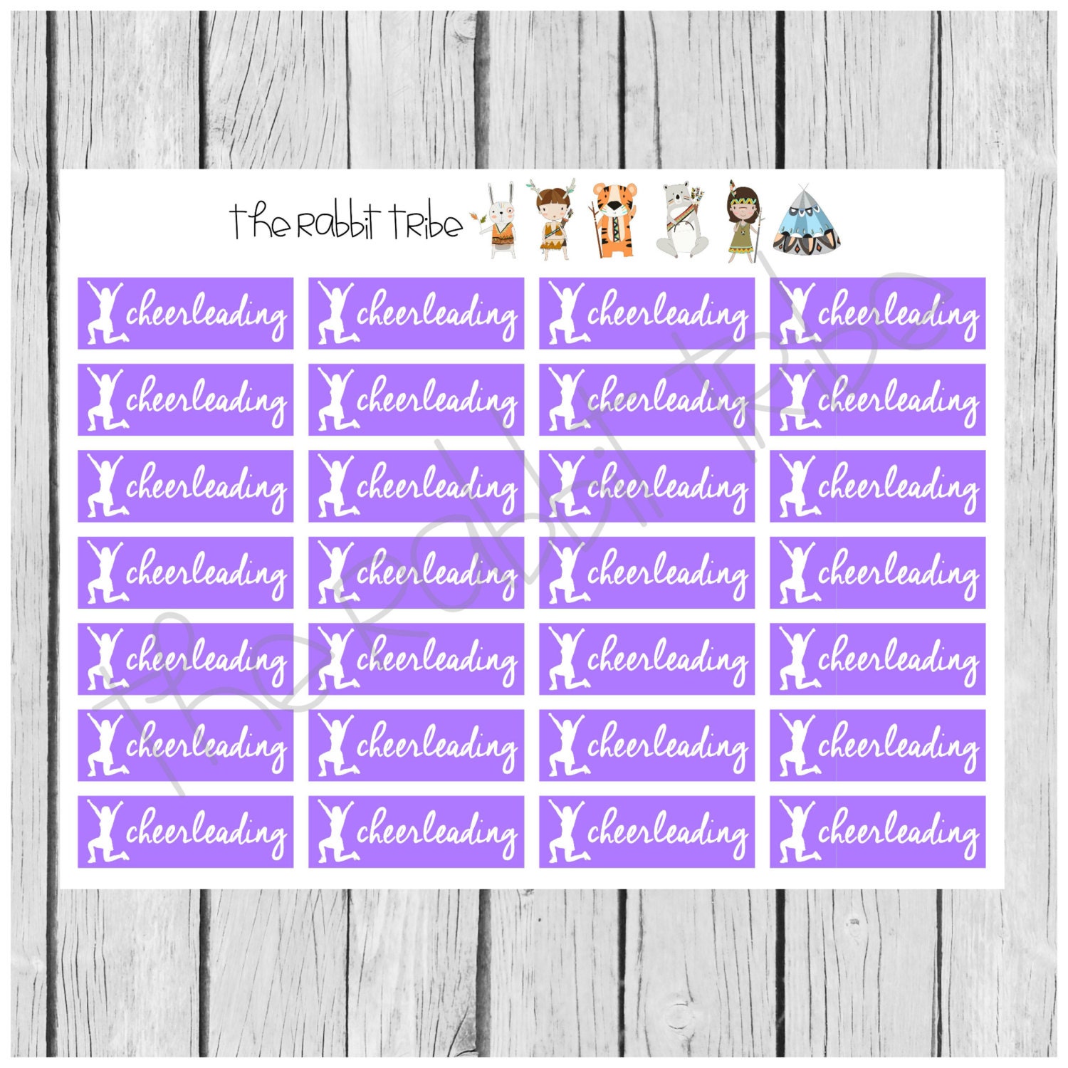 Get Organised Cheer Cheerleading Planner Stickers - Etsy