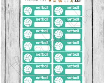 Netball Stickers - Etsy UK
