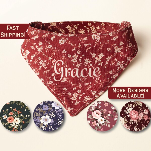 Flower Bandana - Etsy