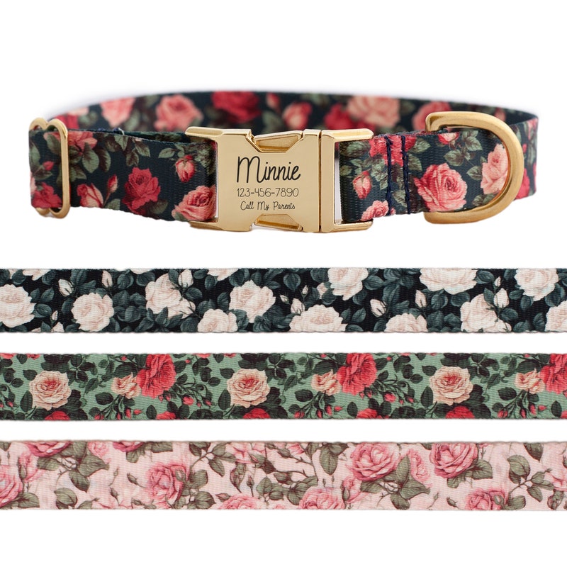 Rose Collar - Etsy