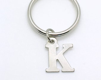 J Letter Keychain | Etsy