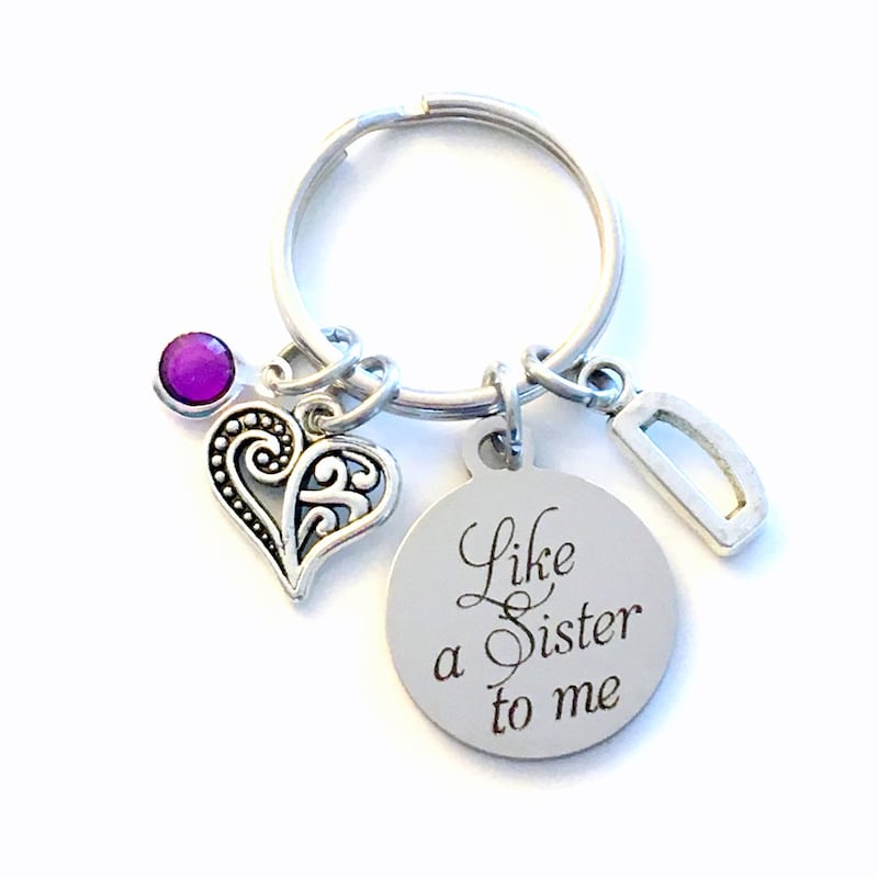 Sister Key Chain - Etsy