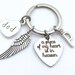 Loss of Dad Sympathy Gift, Memorial Key Chain, A Piece of My Heart is ...