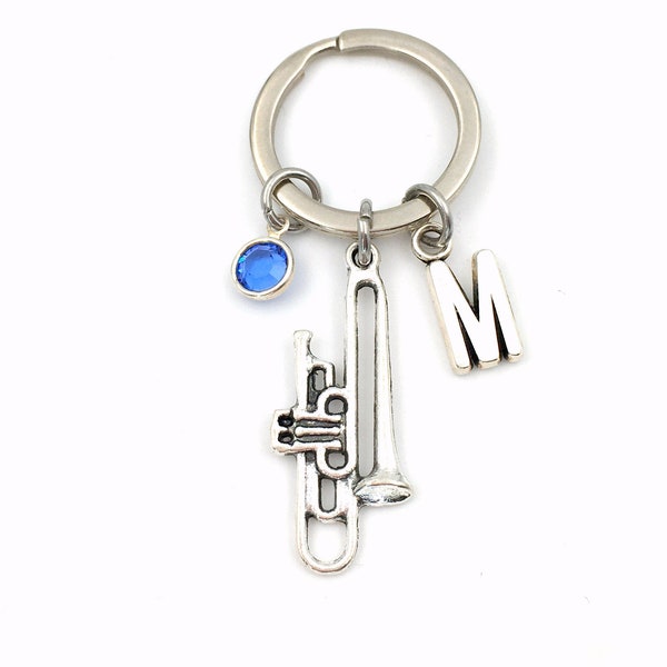 Trombone Keychain - Etsy