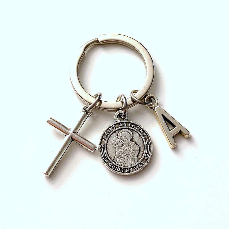 St Anthony Keychain - Etsy