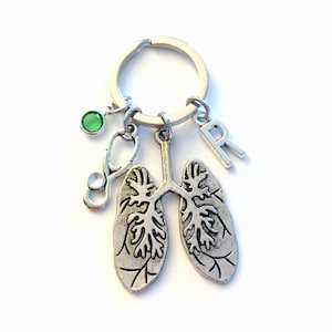 Respiratory Specialist Gift, Lung Keychain, Pulmonologist Key Chain ...